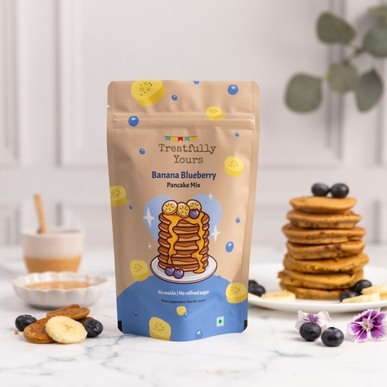 Banana Blueberry Pancake Mix– Treatfully Yours | Healthy mixes made ...